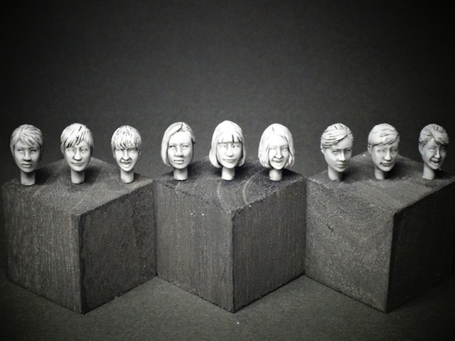 TINAMI - [モデル]1/20 女性ヘッド