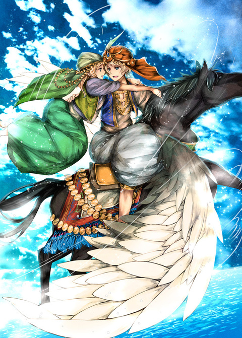 TINAMI - [イラスト]【Magoc Lamp】黒檀の馬（再投稿）