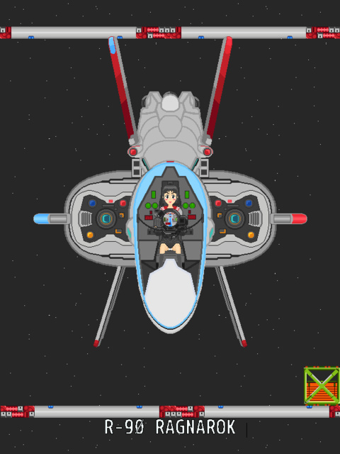 TINAMI - [イラスト]R-9Ø RAGNAROK コクピット 完成版