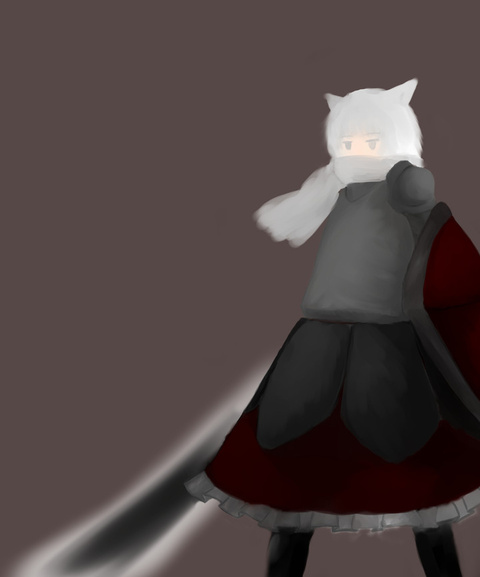 TINAMI - [イラスト]東方500枚描き41枚目 犬走椛 2