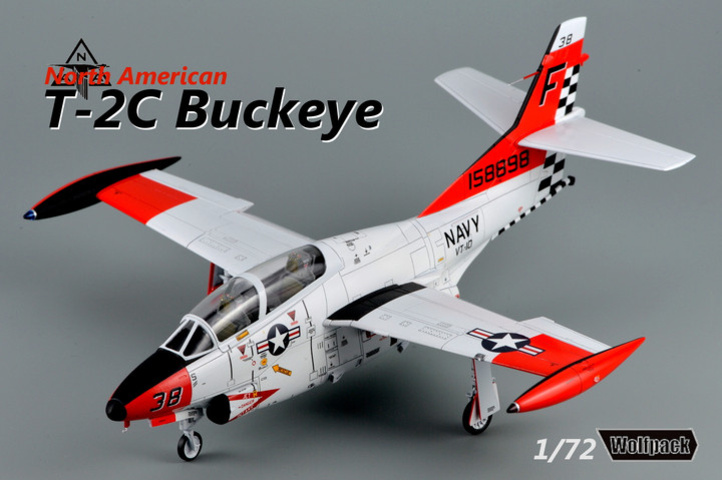 TINAMI - [モデル]ノースアメリカン T-2C バックアイ ウルフパック 1/72