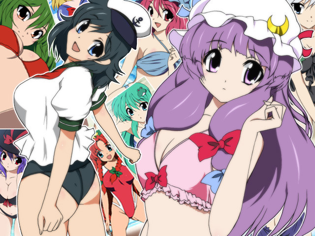 TINAMI - [イラスト]東方水着CG集 サンプル