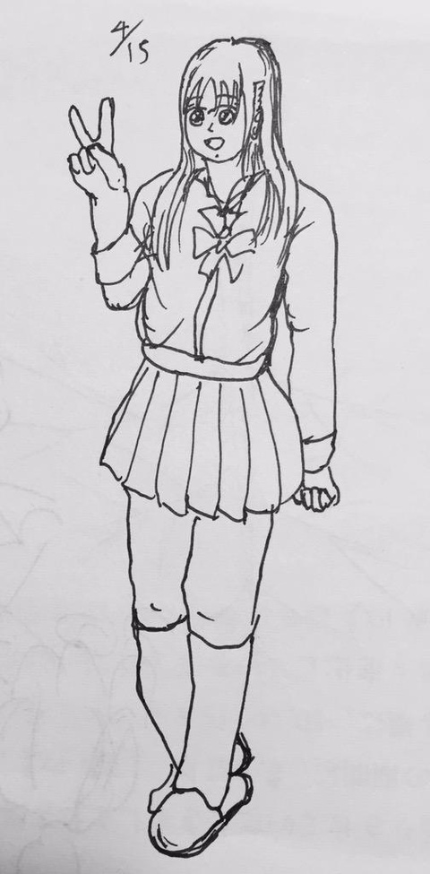 TINAMI - [イラスト]5分スケッチ 15/4/15