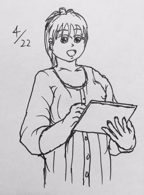 TINAMI - [イラスト]5分スケッチ 15/4/22