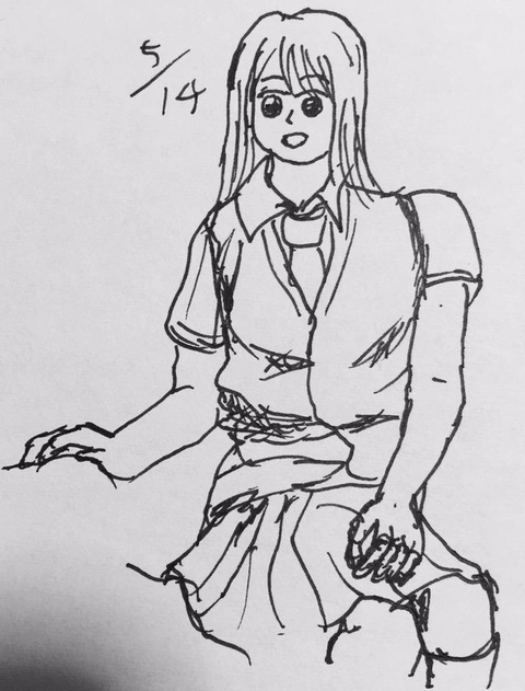 TINAMI - [イラスト]5分スケッチ 15/5/14