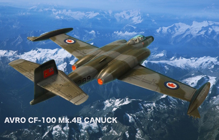 TINAMI - [モデル]AVRO CF-100 Mk.4B カナック (ホビークラフト1/48)