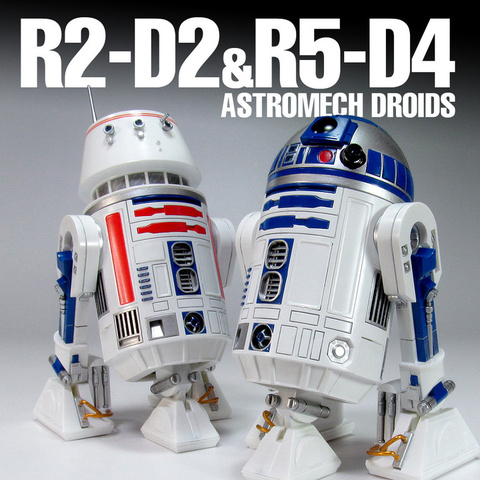 TINAMI - [モデル]1/12 R2-D2&R5-D4