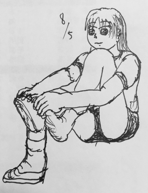 TINAMI - [イラスト]5分スケッチ 15/8/5