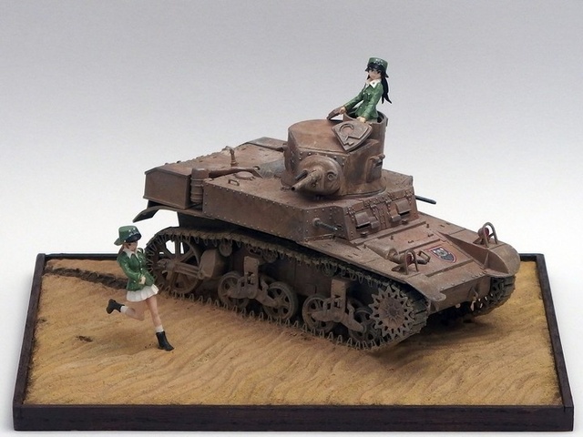 TINAMI - [モデル]M3軽戦車－コアラの森学園Ver.－