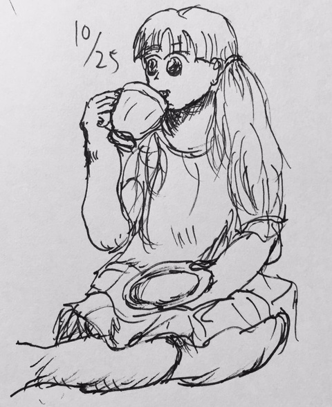 TINAMI - [イラスト]5分スケッチ 15/10/25