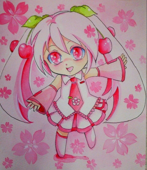 TINAMI - [イラスト]桜ミク