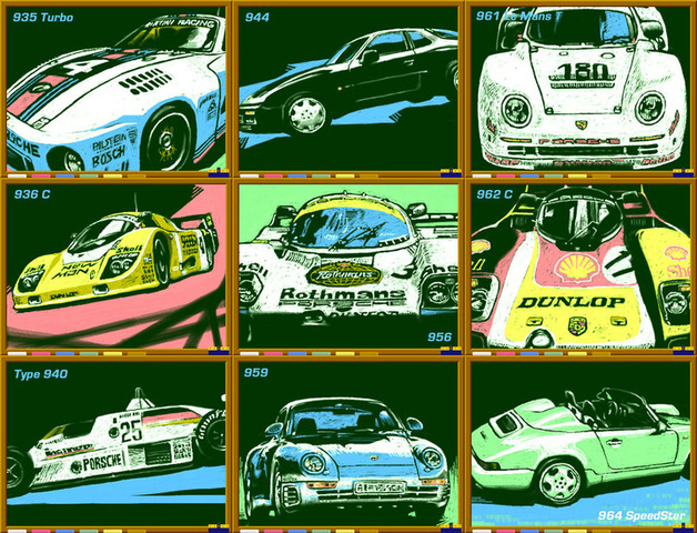 TINAMI - [イラスト]こくばん DE ポルシェ／Part.3