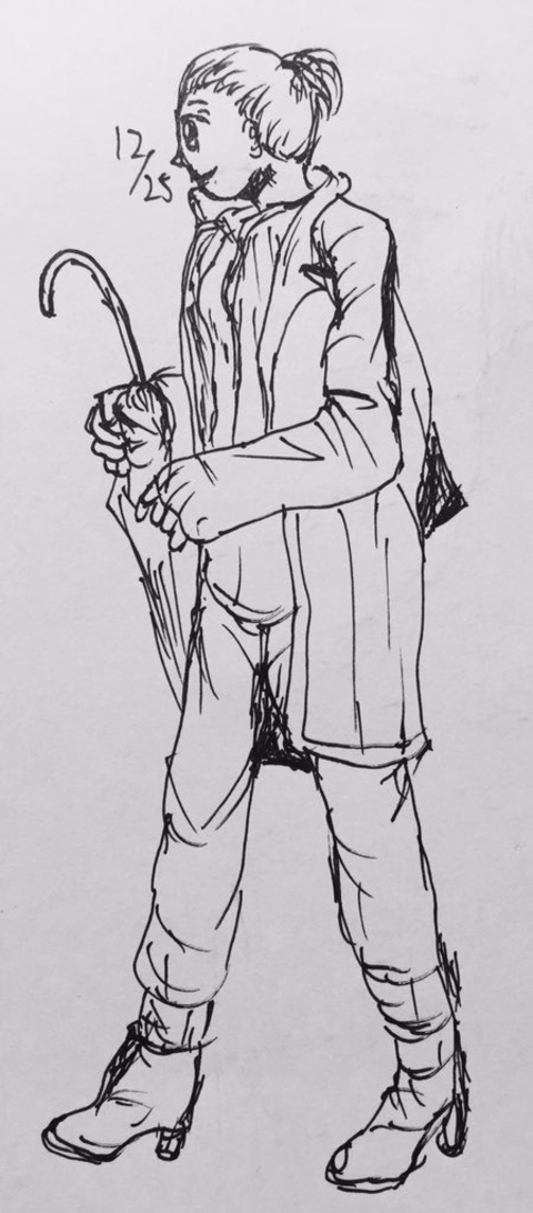 TINAMI - [イラスト]5分スケッチ 15/12/25