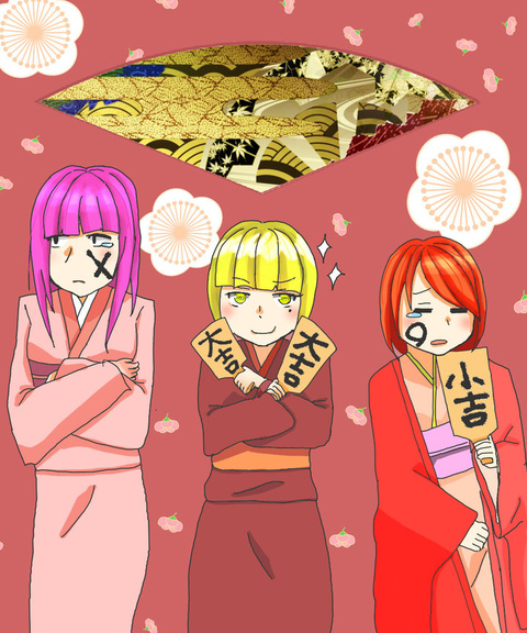 TINAMI - [イラスト]3姉妹