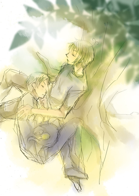 TINAMI - [イラスト]【BL】お昼寝