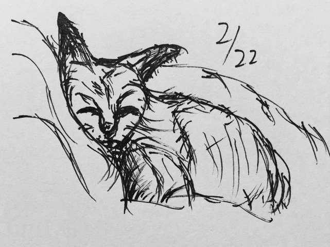 TINAMI - [イラスト]5分スケッチ 16/2/22