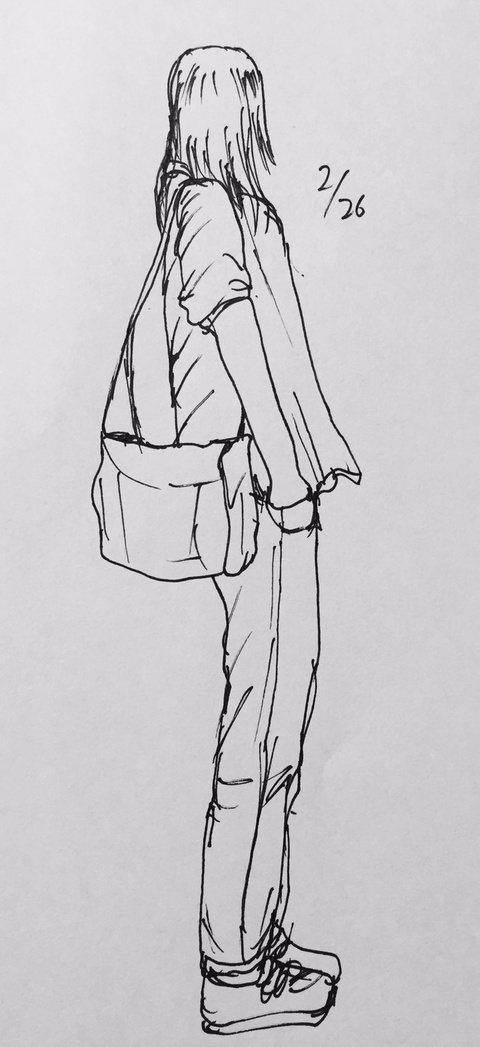 TINAMI - [イラスト]5分スケッチ 16/2/26