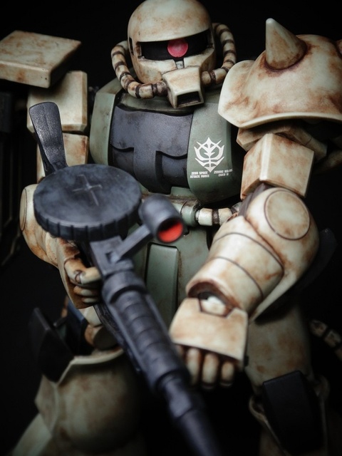 TINAMI - [モデル]MS-06 'ZAKU II' 正しい模型少年（旧）による速攻仕上げ
