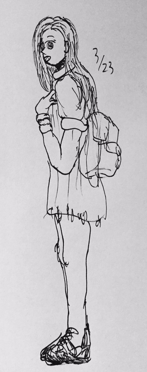 TINAMI - [イラスト]5分スケッチ 16/3/23