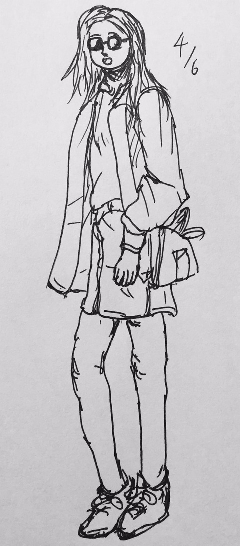 TINAMI - [イラスト]5分スケッチ 16/4/6