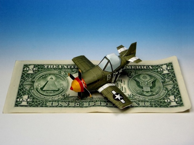 TINAMI - [モデル]ペーパークラフト P-51D Glamorous Glen II