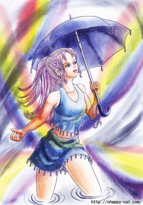 TINAMI - [イラスト]Dancing in the rain
