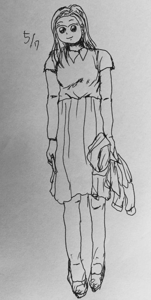 TINAMI - [イラスト]5分スケッチ 16/5/7