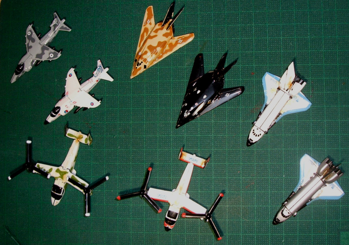 TINAMI - [モデル]F-117 ナイトホーク V-22 オスプレイ スペースシャトル ディスカバリー シーハリアー