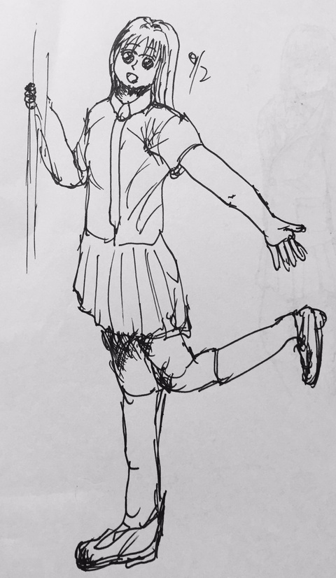 TINAMI - [イラスト]5分スケッチ 16/9/2