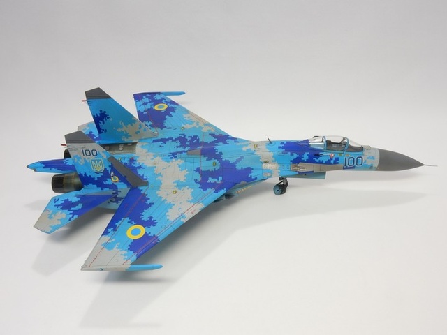 TINAMI - [モデル]Su-27 Flanker "Ukrainian Air Force Digital Camouflage"