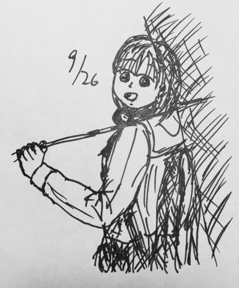 TINAMI - [イラスト]5分スケッチ 16/9/26