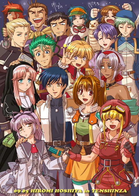 TINAMI - [イラスト]3rdプレイヤーキャラ全員