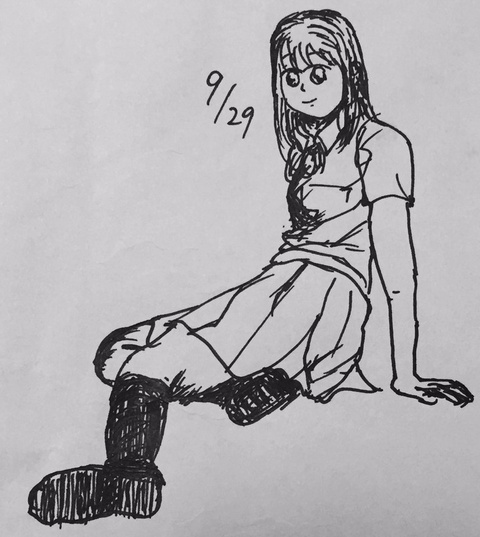 TINAMI - [イラスト]5分スケッチ 16/9/29