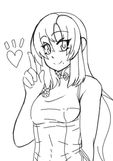 TINAMI - [イラスト][kakooyo!]クイック投稿:うちの子おすまし