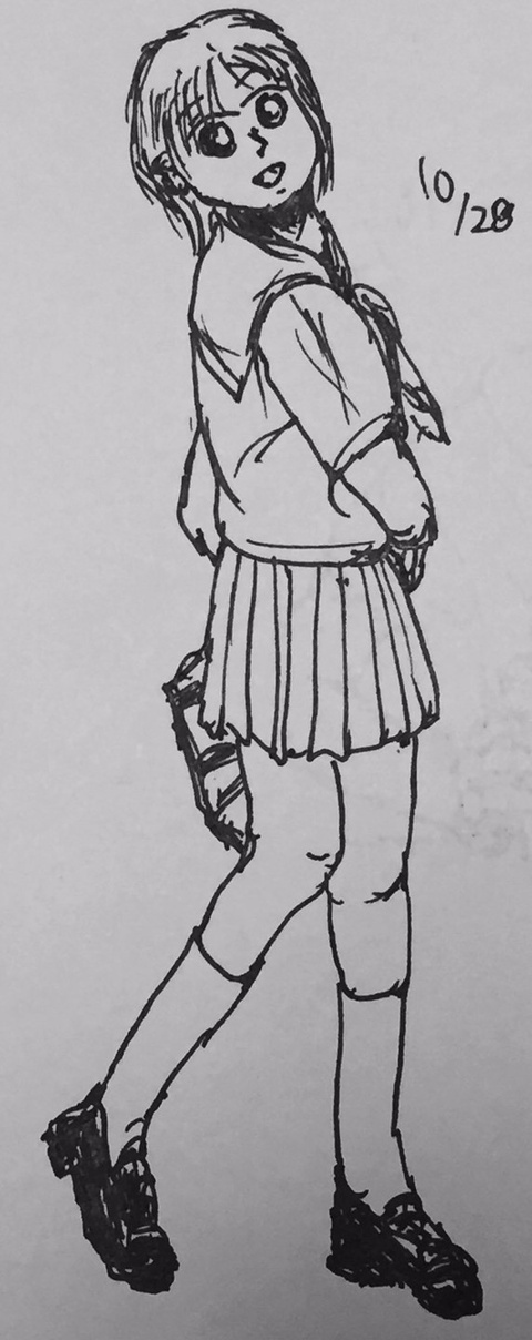 TINAMI - [イラスト]5分スケッチ 16/10/28