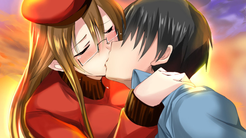 TINAMI - [イラスト]＃73 紅い紅い空とふたり…