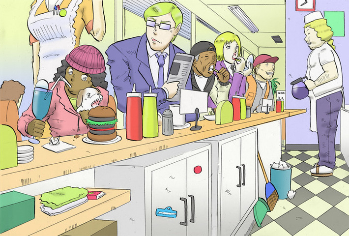 TINAMI - [イラスト]UP FOR BREAKFAST