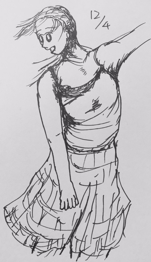 TINAMI - [イラスト]5分スケッチ 16/12/4