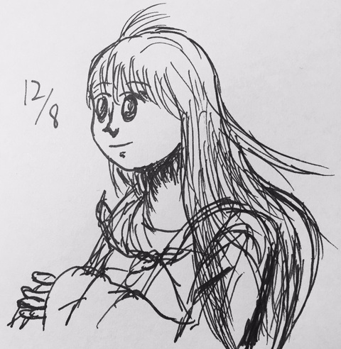 TINAMI - [イラスト]5分スケッチ 16/12/8