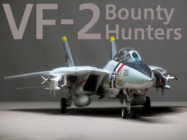 TINAMI - [モデル]タミヤ 1/48 F-14A TOMCAT トムキャット VF-2 BOUNTY HUNTERS