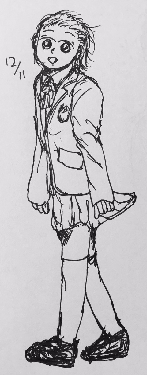 TINAMI - [イラスト]5分スケッチ 16/12/11