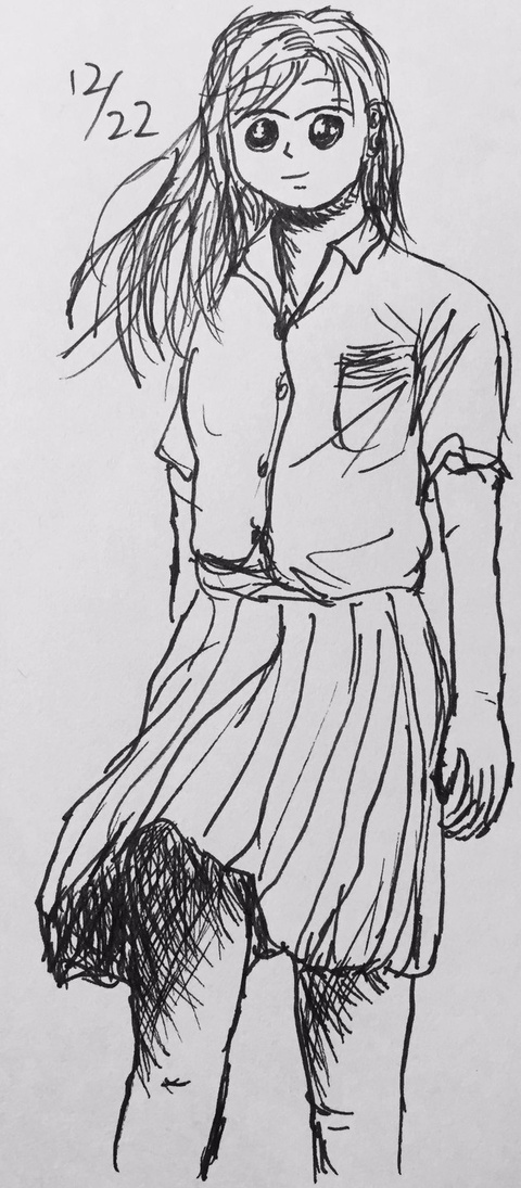 TINAMI - [イラスト]5分スケッチ 16/12/22