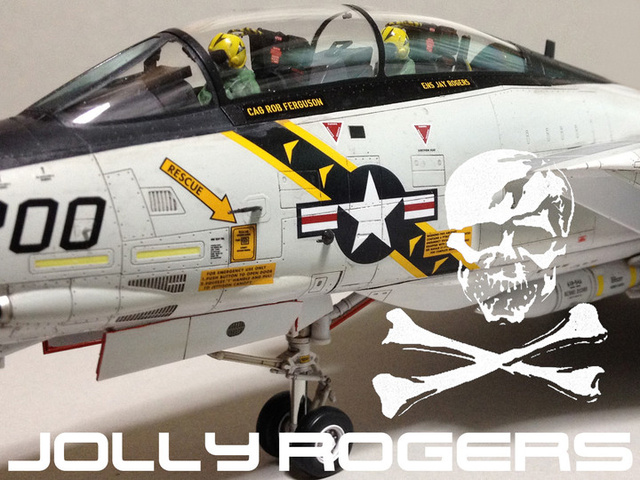 TINAMI - [モデル]タミヤ 1/48 F-14A TOMCAT トムキャット VF-84 JOLLY ROGERS
