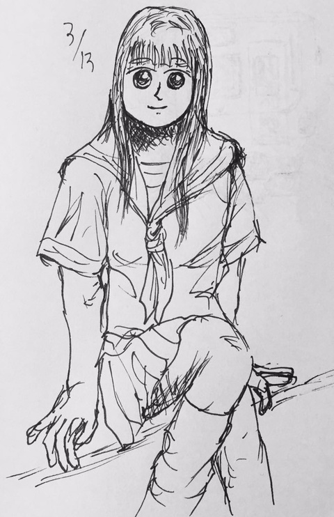 TINAMI - [イラスト]5分スケッチ 17/3/13