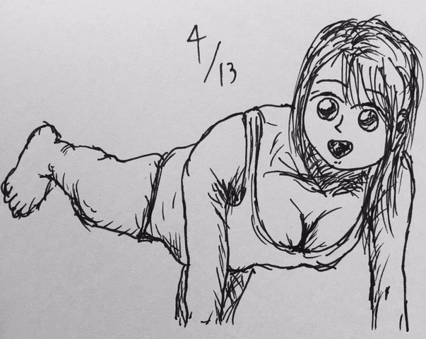 TINAMI - [イラスト]5分スケッチ 17/4/13