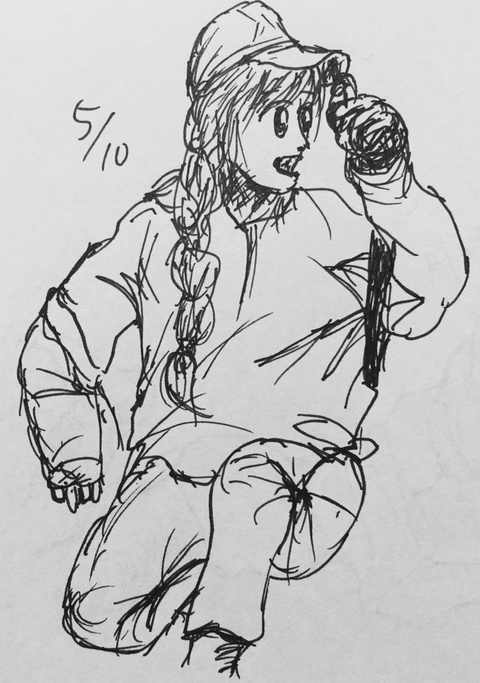 TINAMI - [イラスト]5分スケッチ 17/5/10