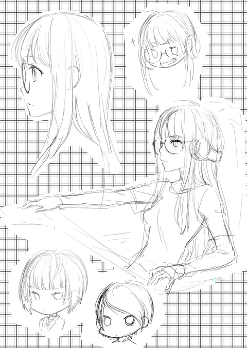 TINAMI - [マンガ]P5ラフガキ詰め：11枚：双葉多め