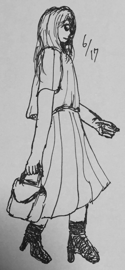 TINAMI - [イラスト]5分スケッチ 17/6/17