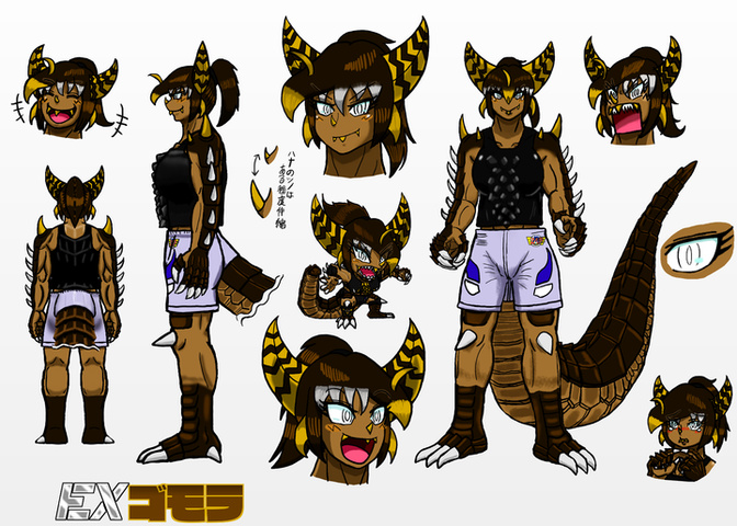 TINAMI - [イラスト]怪獣女帝(エンプレス)！EXゴモラ!!