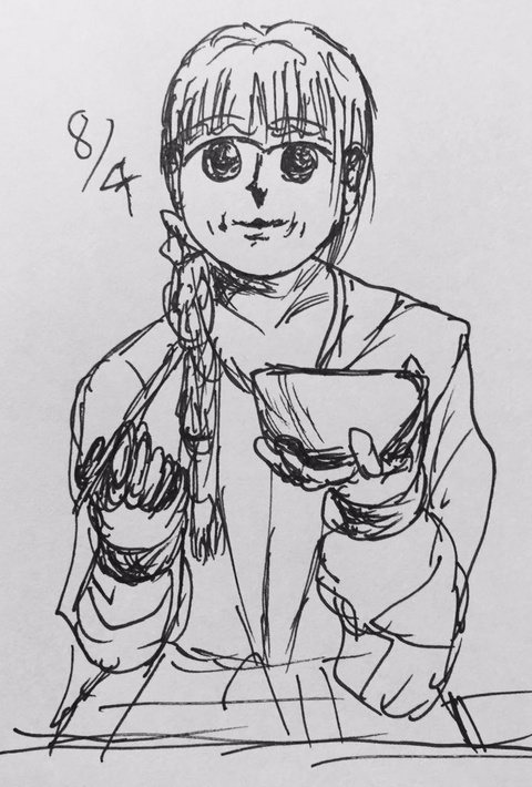 TINAMI - [イラスト]5分スケッチ 17/8/4